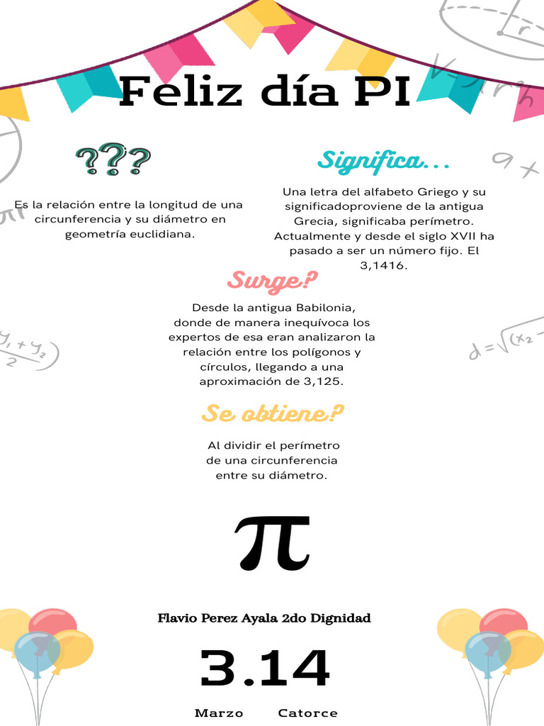 Significado y Origen del Número Pi | PDF