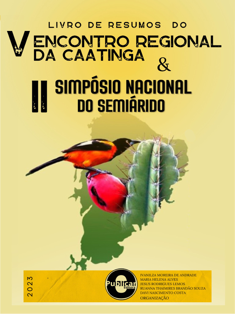 Livro de Resumos Do V Encontro Regional Da Caatinga e Ii Simp - Sio Nacional Do Semi - Rido ...