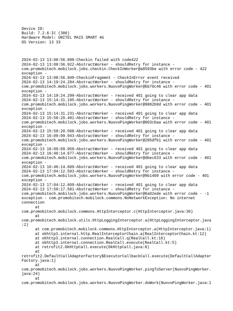 Nuovo Log1 | PDF | Java (Programming Language) | Systems Engineering