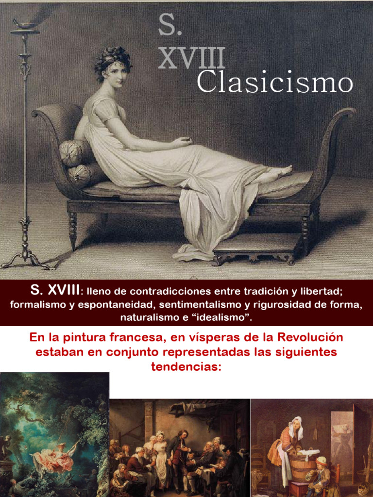 CLASE NEOCLASICISMO.pptx | PDF | revolución Francesa | Clasicismo