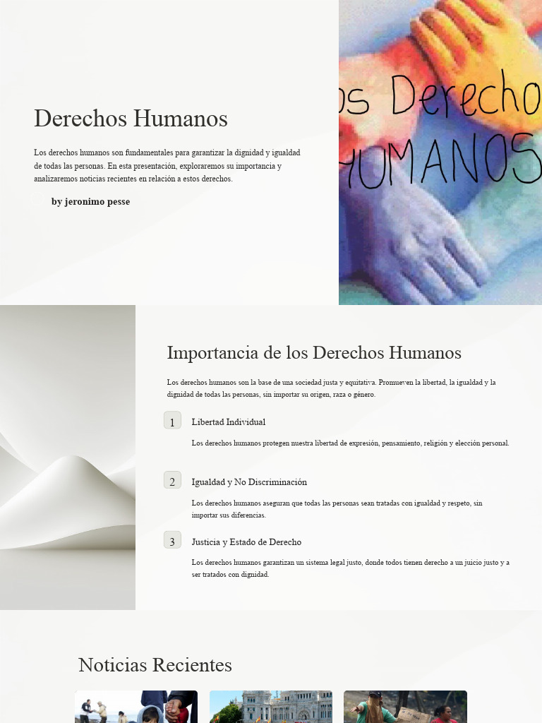 Importancia y Crisis de Derechos Humanos | PDF | Derechos humanos ...
