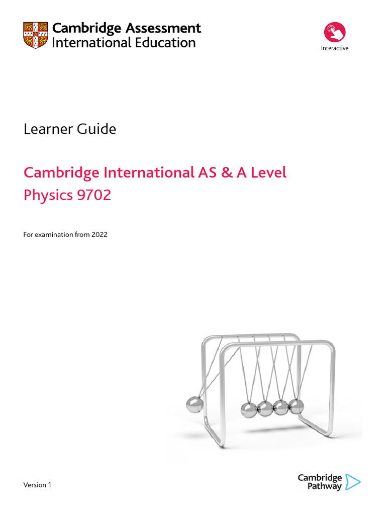 9702 Learner Guide (For Examination From 2022) | PDF | Significant ...