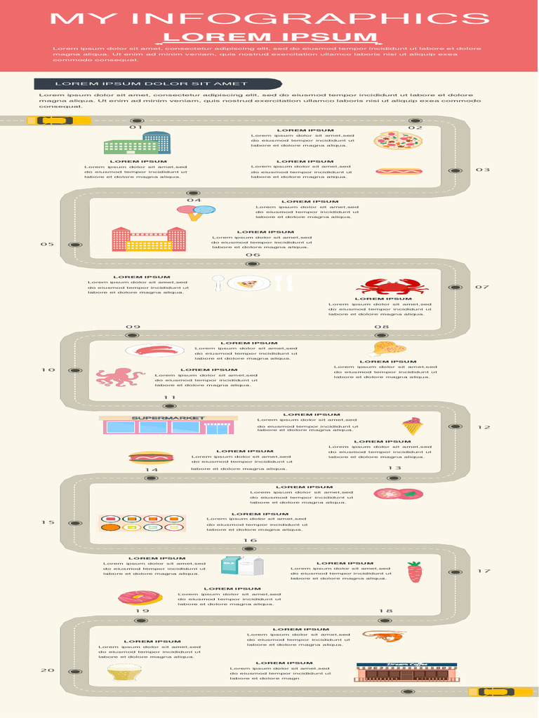 Plantilla de Infografias en Word 43 | PDF