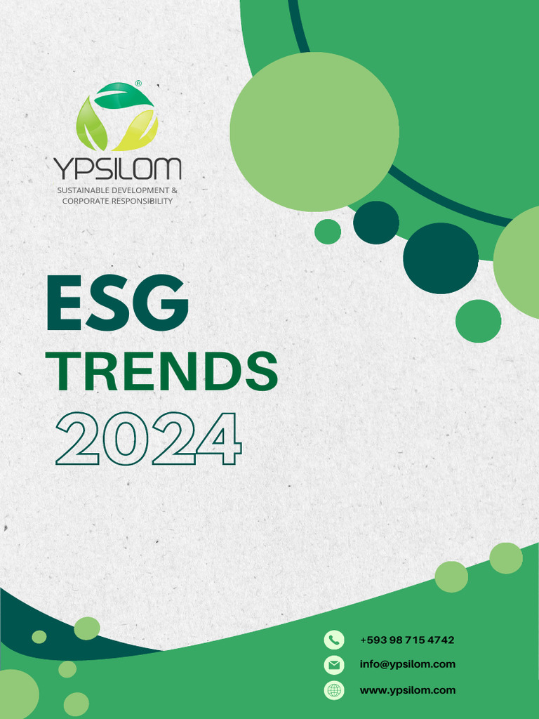 ESG Trends 2024 | PDF | Sustainability | Corporate Social Responsibility