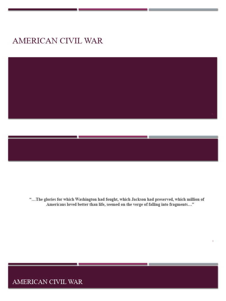 American Civil War | PDF | American Civil War | Confederate States Of ...