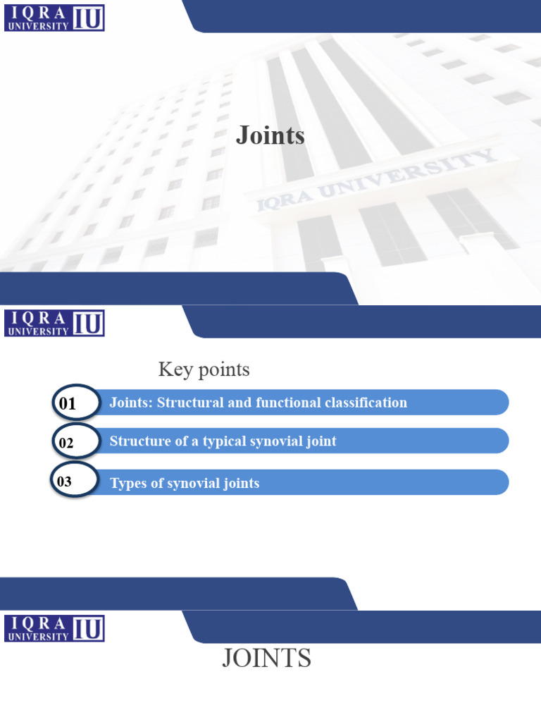 Joints | PDF | Joint | Cartilage