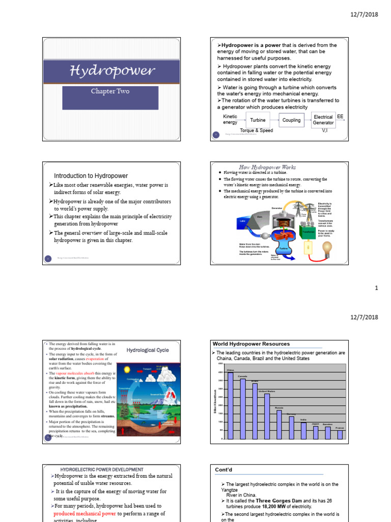 Hydropower | PDF | Hydroelectricity | Power Station