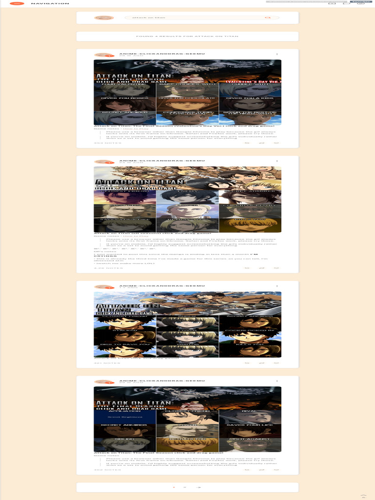 Anime Click and Drag Games 3 | PDF