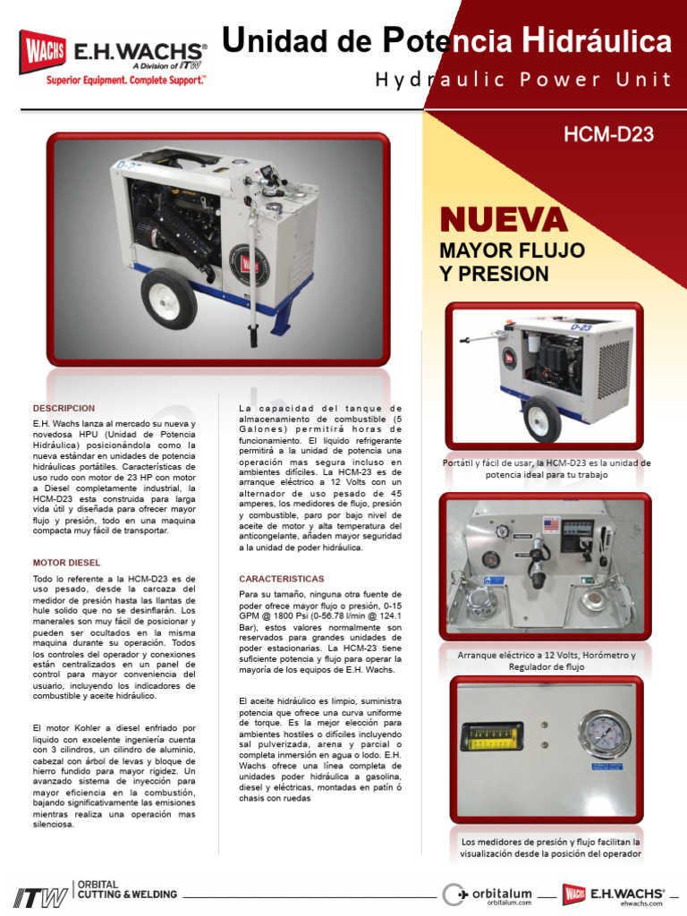 Fuent de Poder HCM-D23 - ESPAÑOL | PDF | Motor diesel | Motores