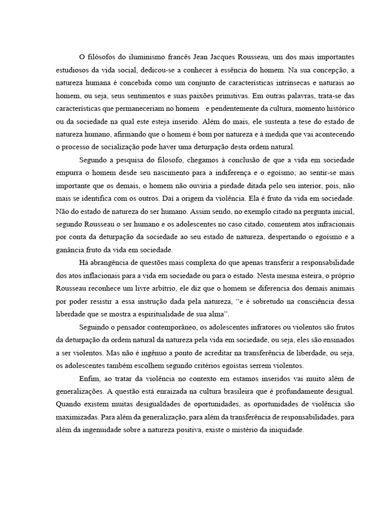 O Filósofos Do Iluminismo Francês Jean Jacques Rousseau | PDF | Jean ...