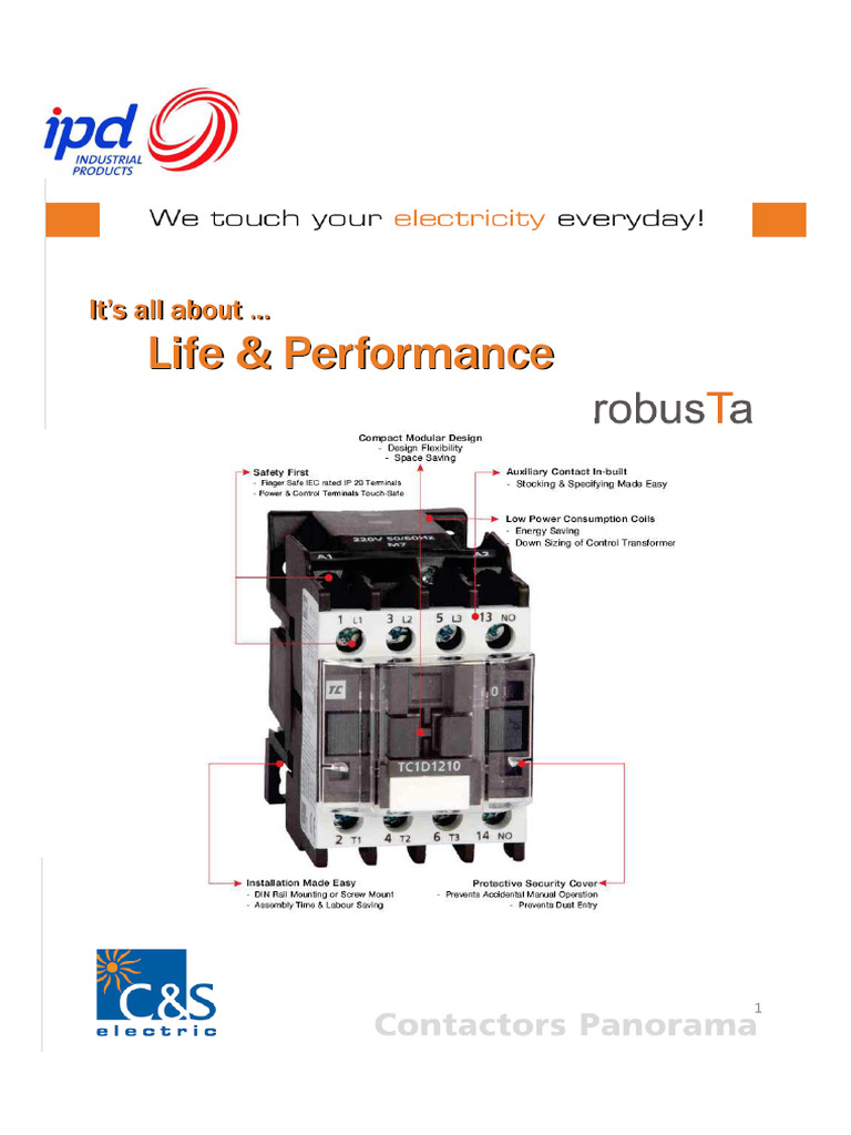 TC Contactors Technical Data | PDF