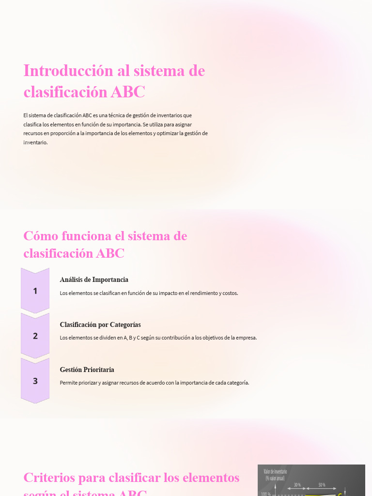 Sistema de Clasificacion Abc | PDF | Business | Logística