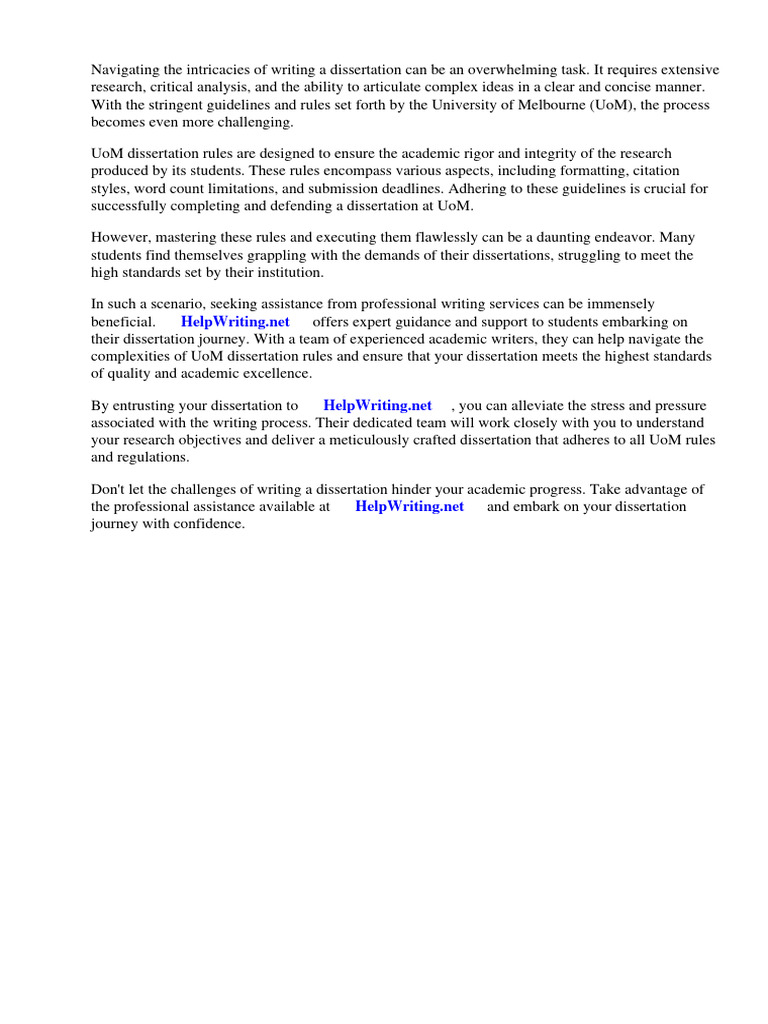 Uom Dissertation Rules | PDF | Thesis | Social Capital