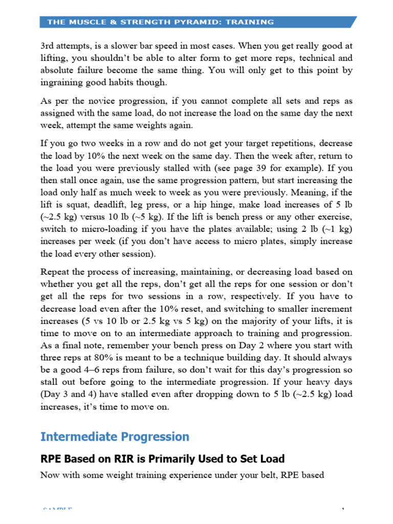 The Muscle and Strength Training Pyramid v2.0 Training by Eric Helms-9 ...