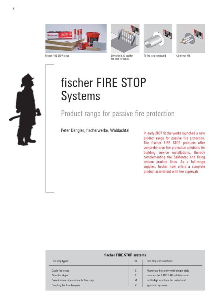 fischer FIRE STOP Systems Overview | PDF