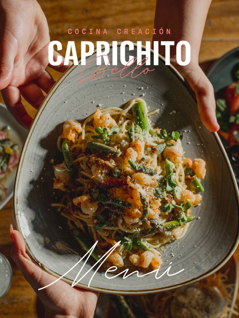 Menu Caprichito 2023 01 | PDF | pesto | Salsa