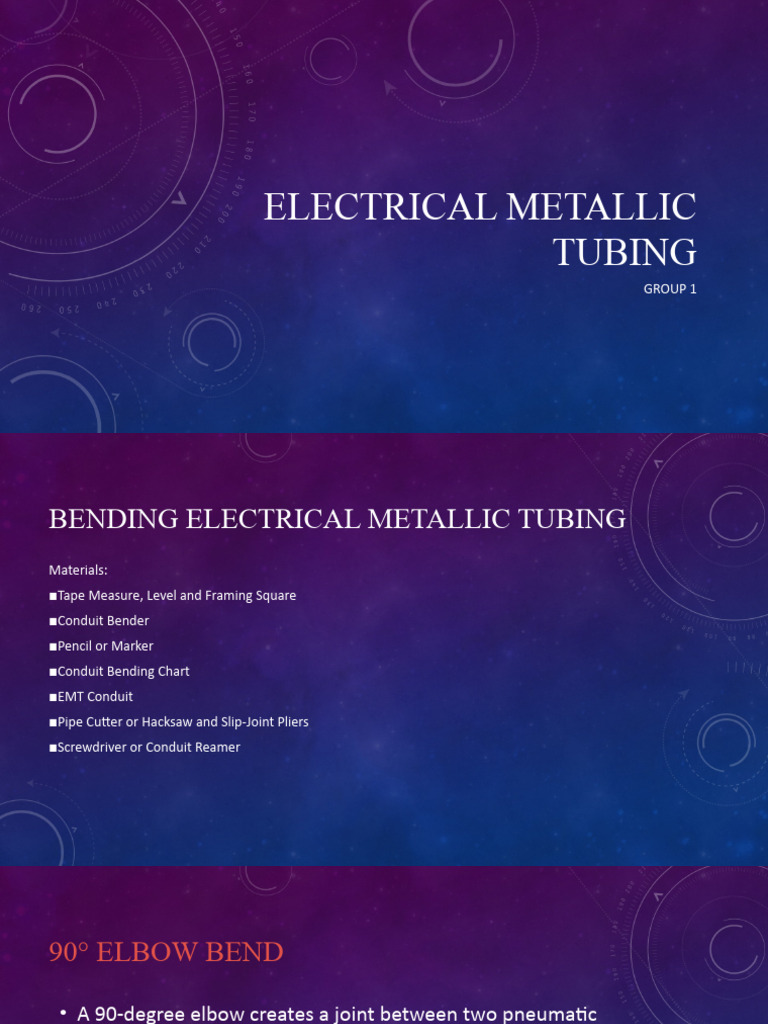 EMT Conduit Bending Techniques Guide | PDF | Home & Garden