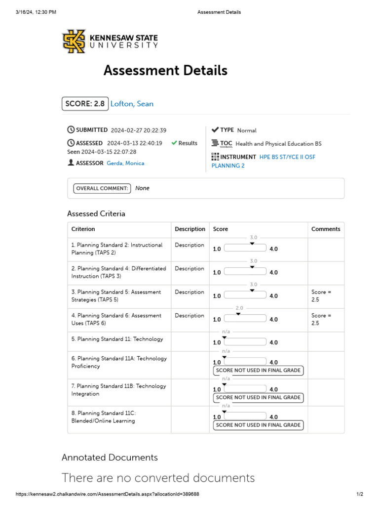 Assessment Details MG | PDF | Learning | Behavior Modification