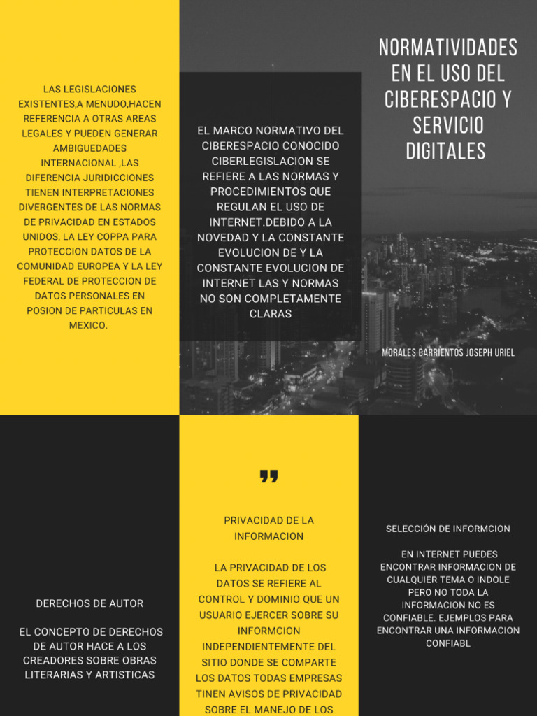 Normatividades en El Uso Del Ciberespacio y Servicio Digitales | PDF Normatividades en El Uso Del Ciberespacio y Servicio Digitales | PDF
