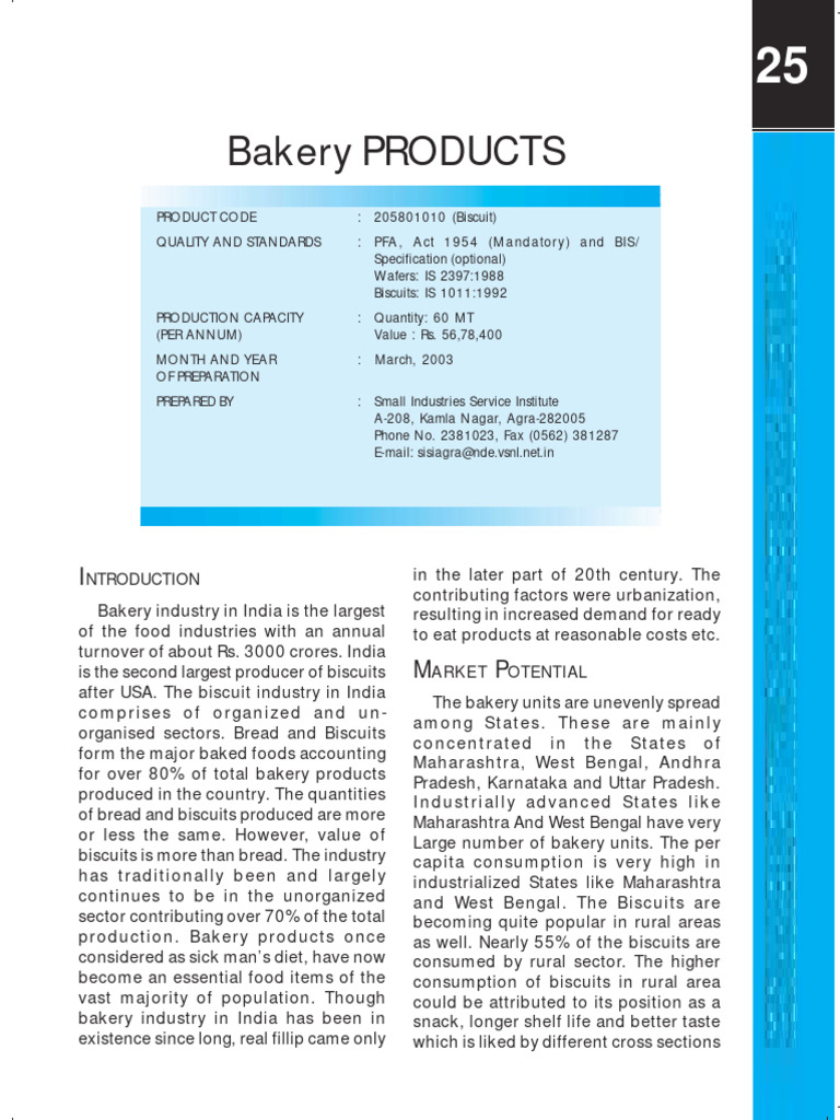 Bakery Unit | PDF
