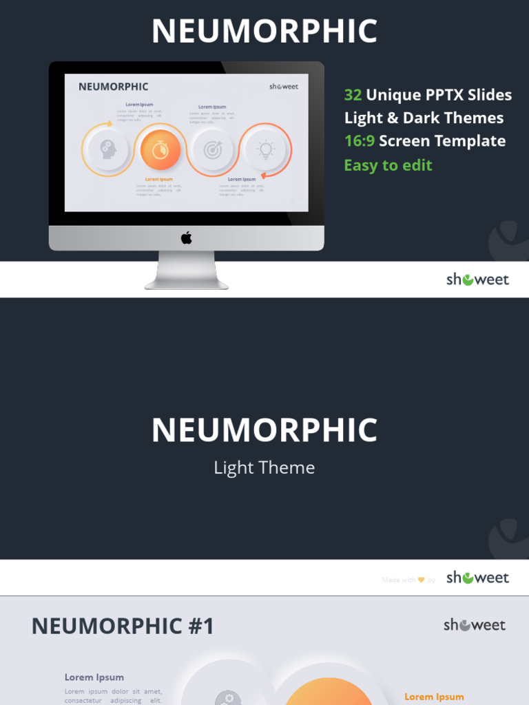 Neumorphic Diagrams Showeet | PDF