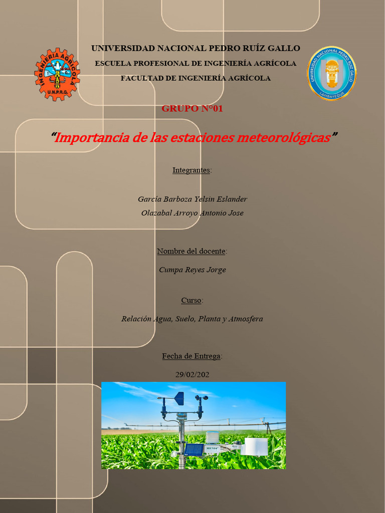 Tarea N°3 | PDF | Meteorología | Herida