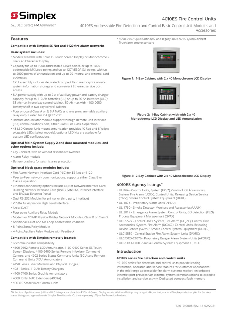 Panel 4010-0006 | PDF | Touchscreen | Relay