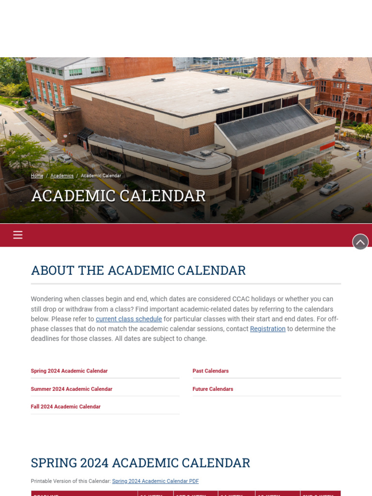Academic Calendar | PDF
