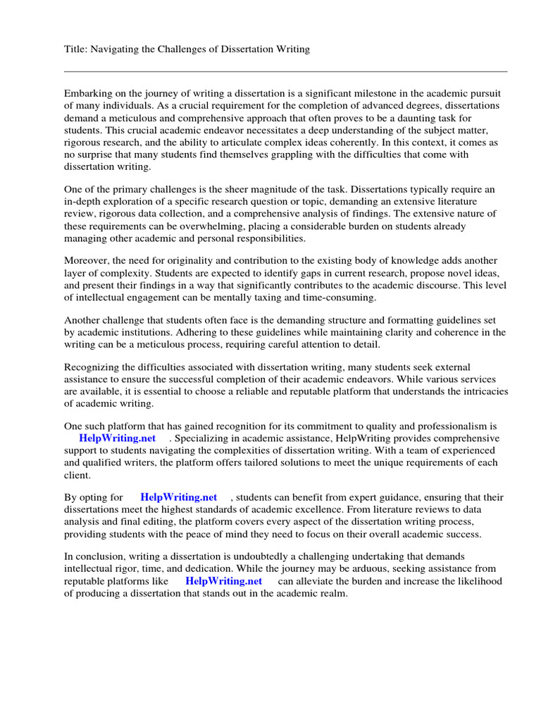 Dissertation Background Information | PDF | Thesis | Science