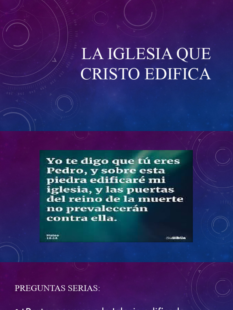 La Iglesia Que Cristo Edifica | PDF