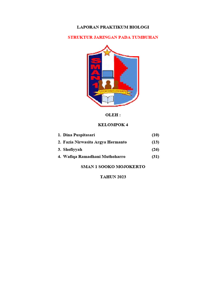 Laporan Struktur Jaringan Tumbuhan Kel.4 [Fix] | PDF