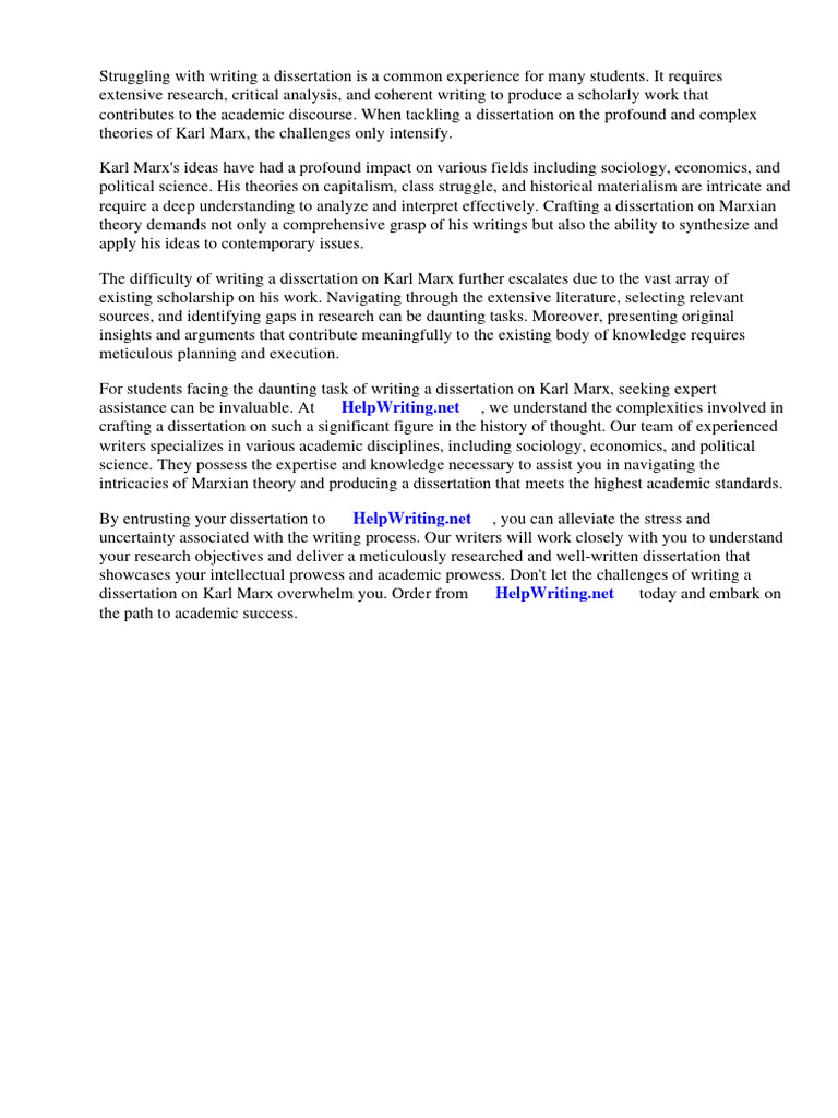 Dissertation of Karl Marx | PDF | Karl Marx | Capitalism