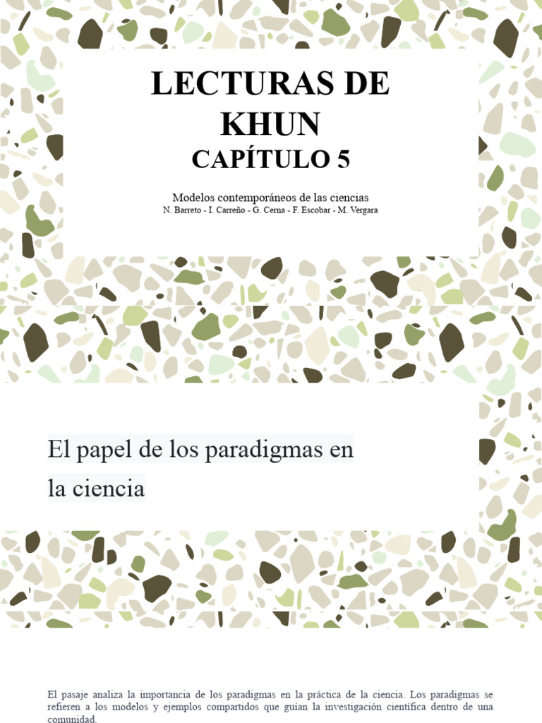 Lecturas de Khun, Capítulo 5 | PDF | Paradigma | Science