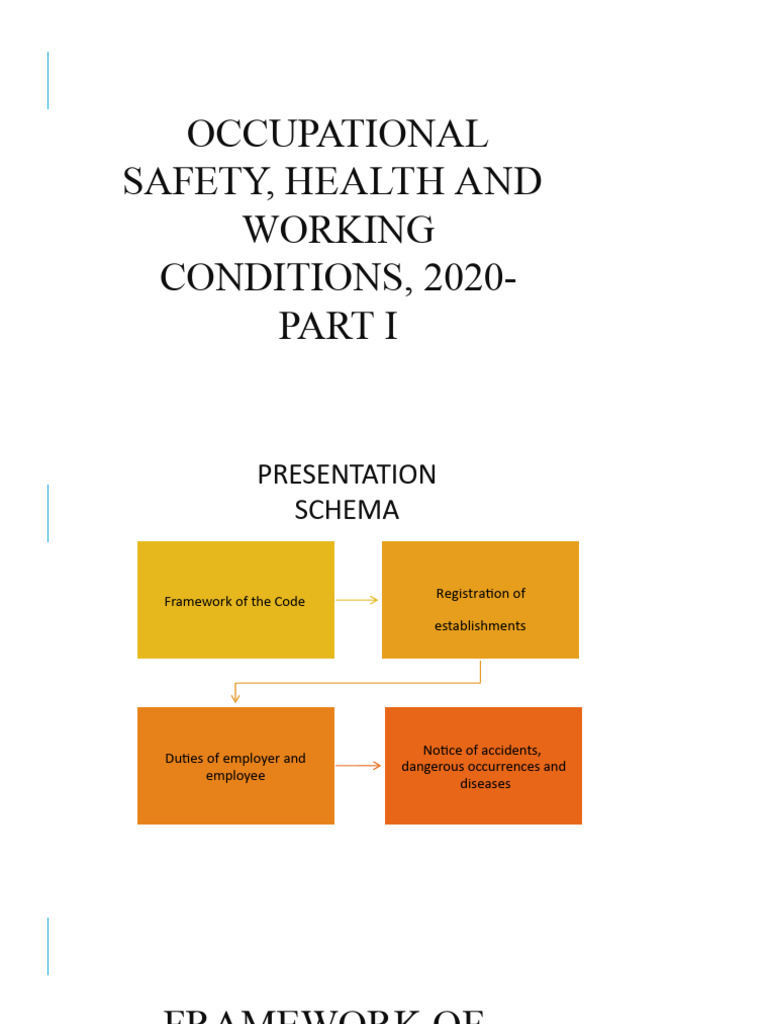 Occupational Safety, Health and Working CONDITIONS, 2020 | PDF ...
