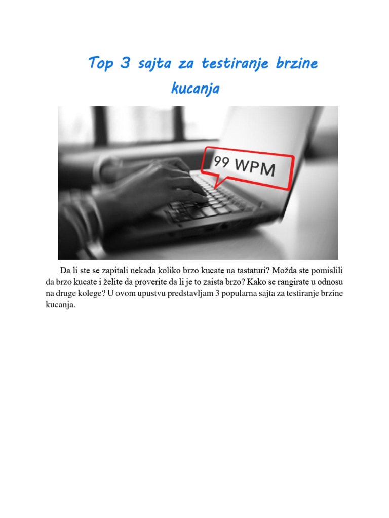 Online Test Kucanja - Linkovi | PDF