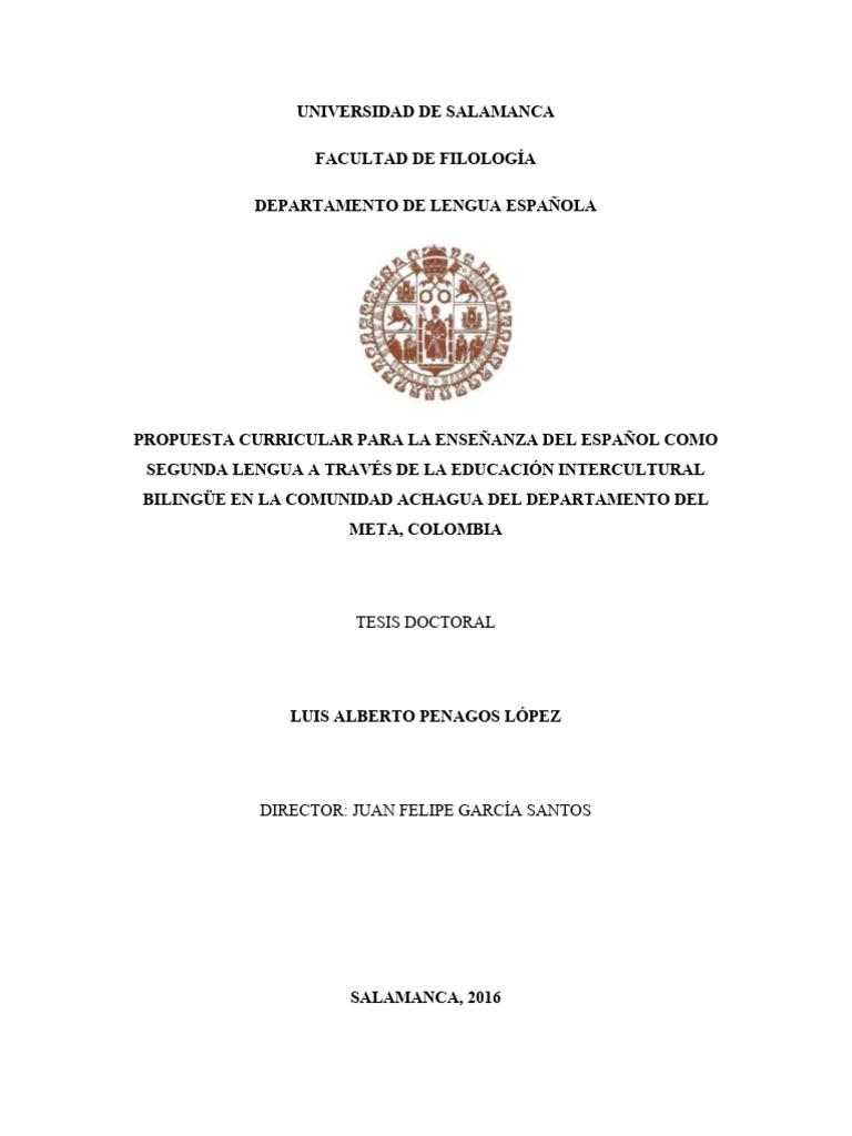 Enseñanza Bilingüe Español-Achagua | PDF | Ciencias sociales