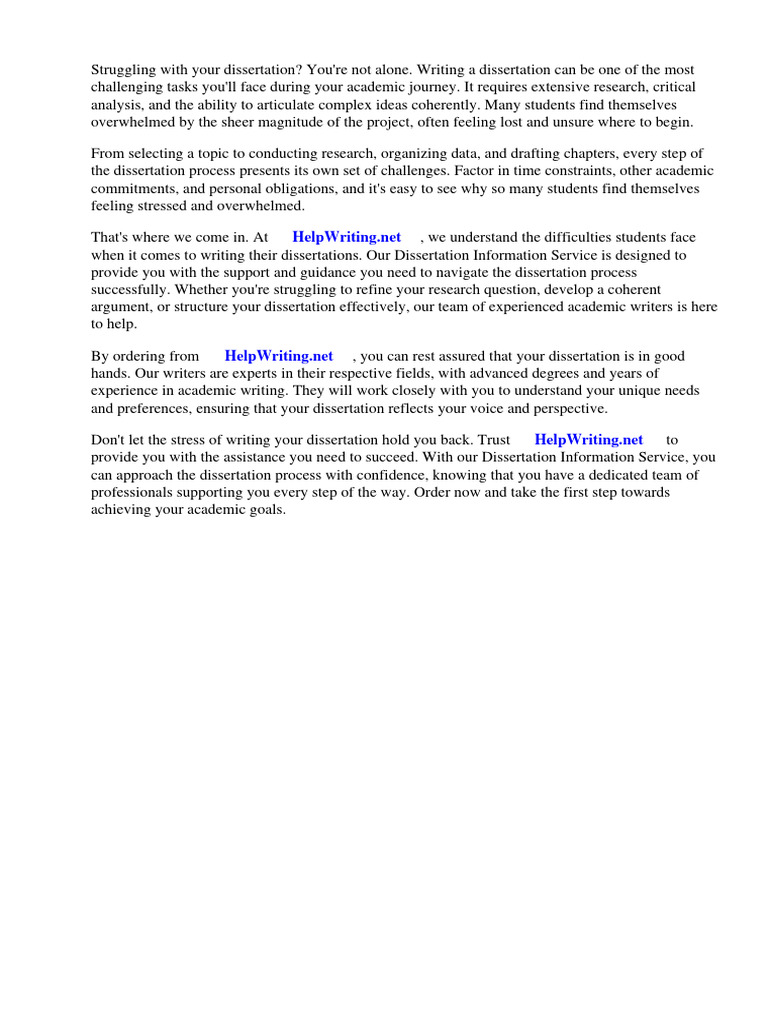 Dissertation Information Service | PDF | Thesis | Subscription Business Model