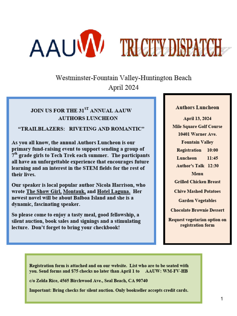 April 2024 Newsletter | PDF