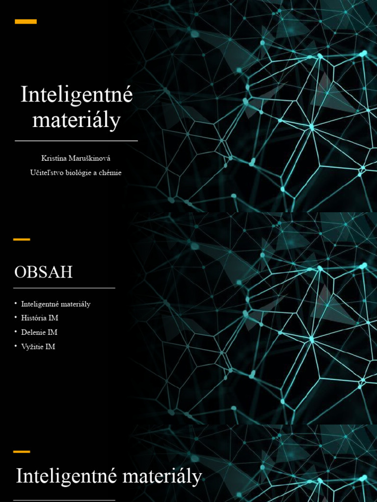 INTELIGENTNÉ Materiály | PDF