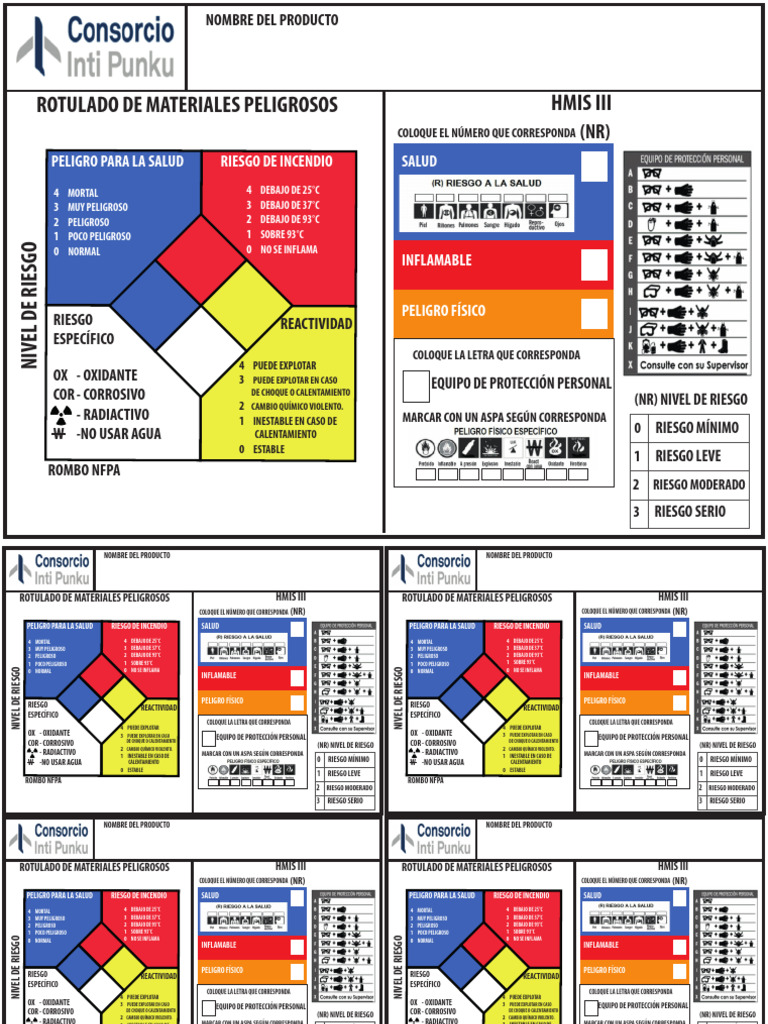 Nfpa-Hmis Iii - Actualizado | PDF | Mercancías peligrosas | Corrosión
