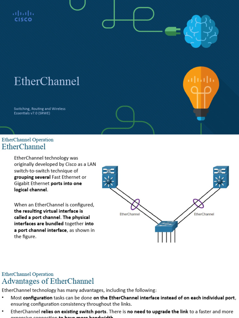 2 Etherchannels | PDF | Ethernet | Network Switch