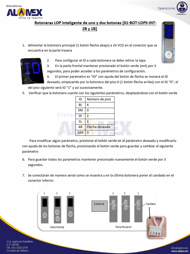Botoneras LOP Inteligente | PDF