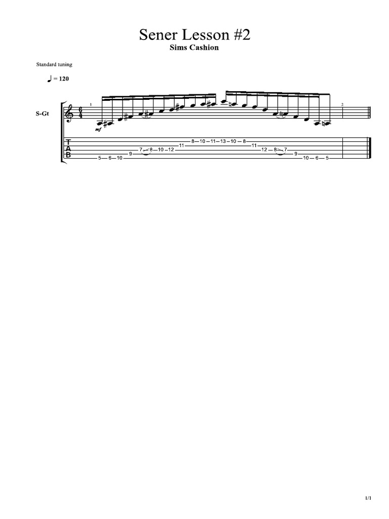 Sener Lesson #2 | PDF