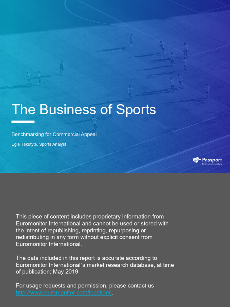 The Business of Sports | PDF | Premier League | Uefa Champions League