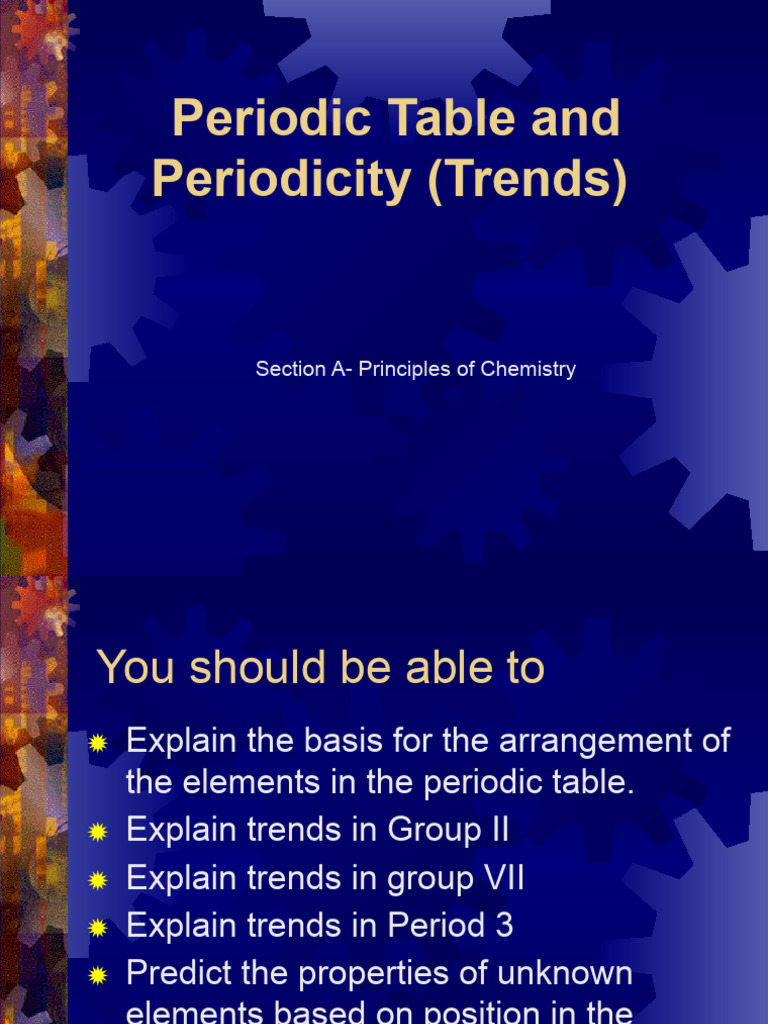 4. Periodic table and periodicity | PDF | Ion | Ionic Bonding