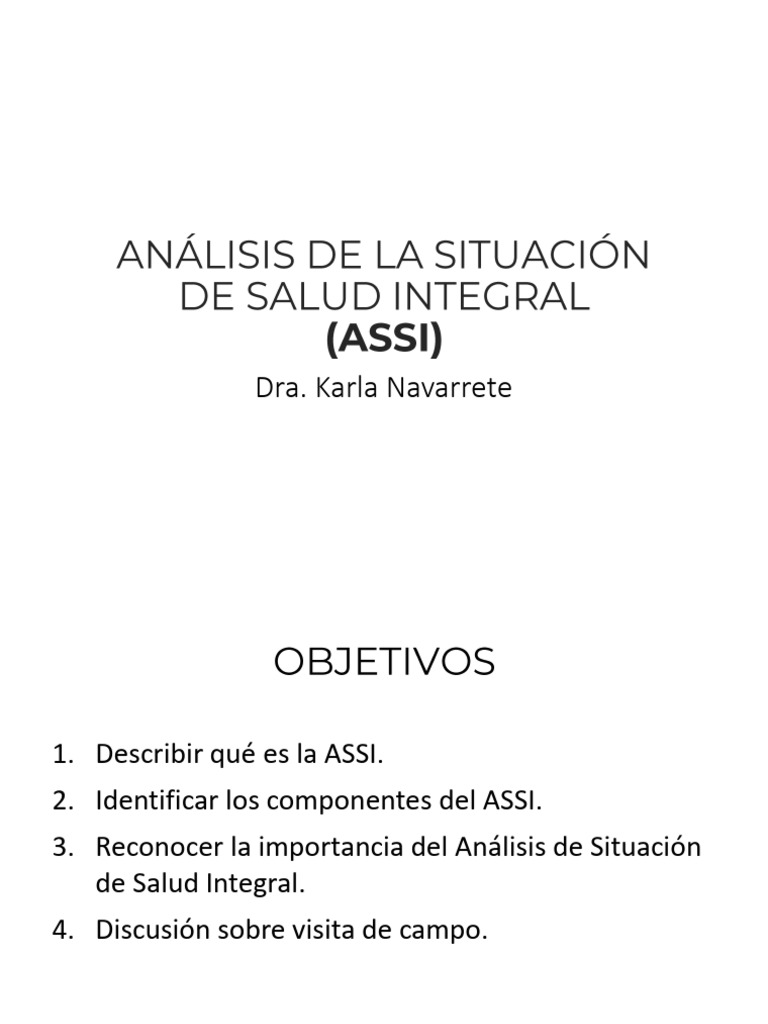 ASSI | PDF | Evaluación | Comunidad