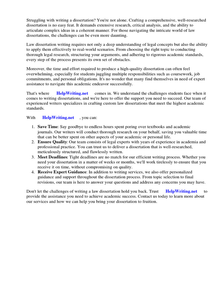 Law Dissertation Examples PDF | PDF | Bankruptcy | Thesis