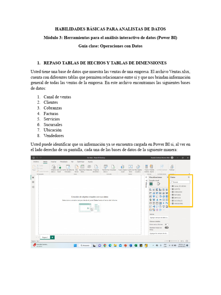 Habilidades Básicas para Analistas de Datos Módulo 3: Herramientas para ...