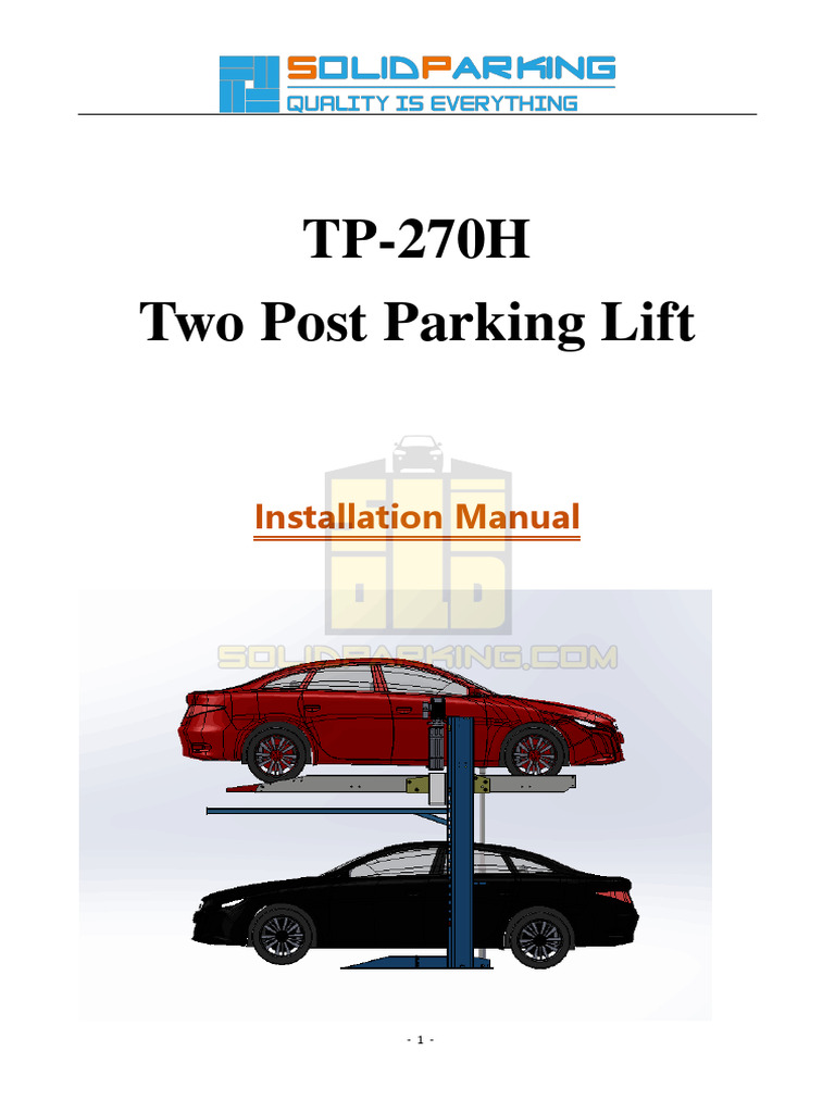 TP-270H User Manual de Instalacion Duplicadores by SolidParking | PDF | Screw | Fuse (Electrical)