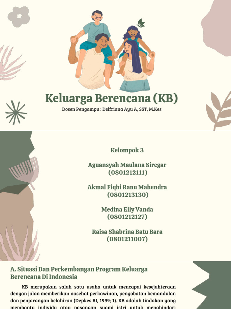 Keluarga Berencana | PDF | Pengembangan Diri | Kesehatan Holistik